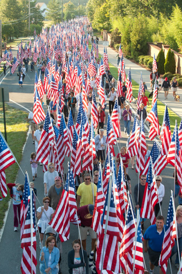 Field of Flags install parade2011 jpg-137 | Bright Side Digital Newspaper