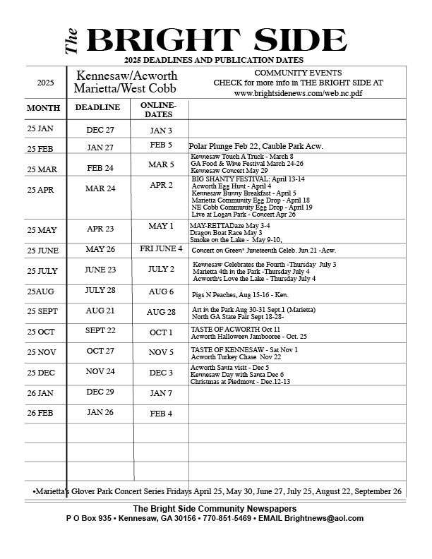 2025DEADLINES | Bright Side Digital Newspaper